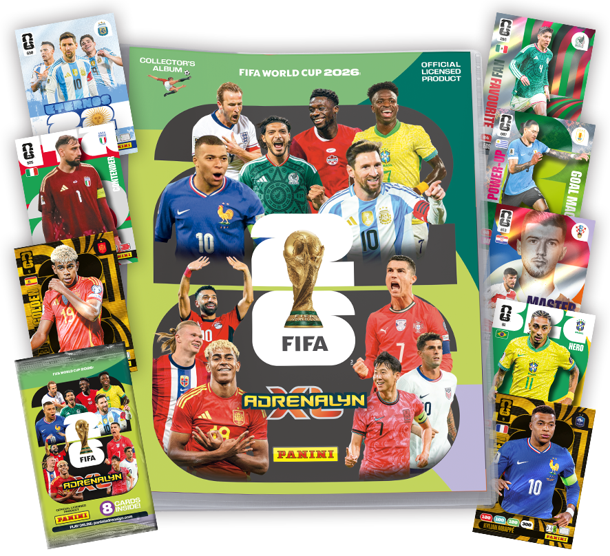 PANINI präsentiert die FIFA World Cup 2026™ Adrenalyn XL™: die ...